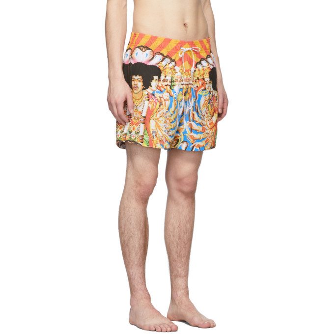 Amiri Multicolor Hendrix Swim Shorts Amiri