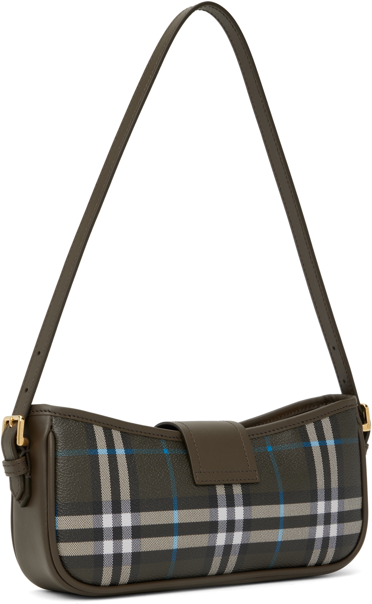 Burberry Gray Check Sling Bag Burberry