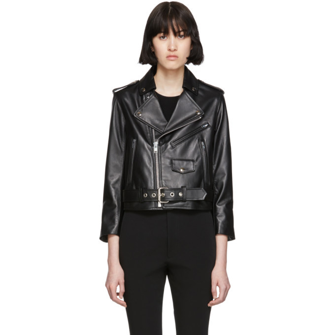Markoo Black Moto Leather Jacket Markoo