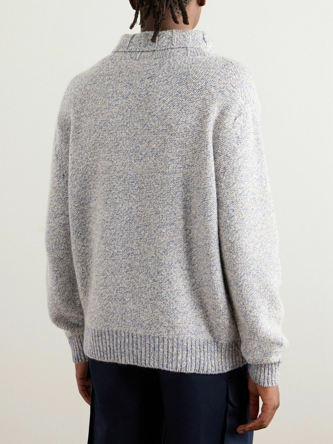 Inis Meáin - Cashmere Rollneck Sweater - Gray Inis Meáin