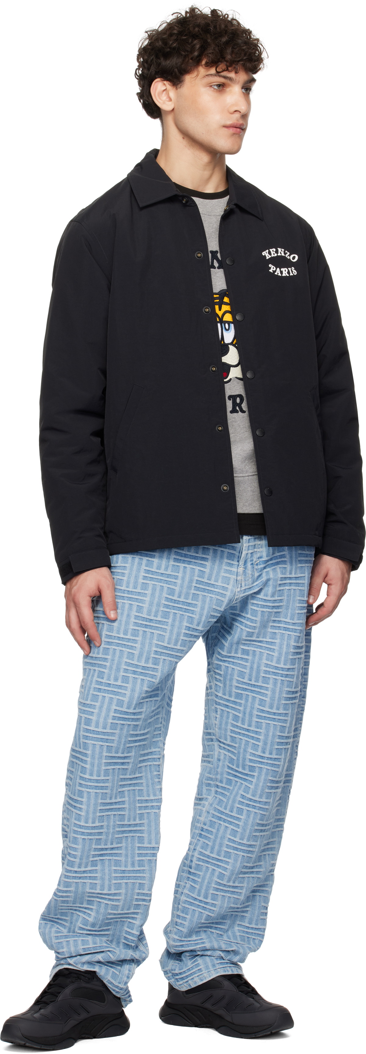 Kenzo Black Kenzo Paris VERDY Edition Heavy Coach Jacket Kenzo