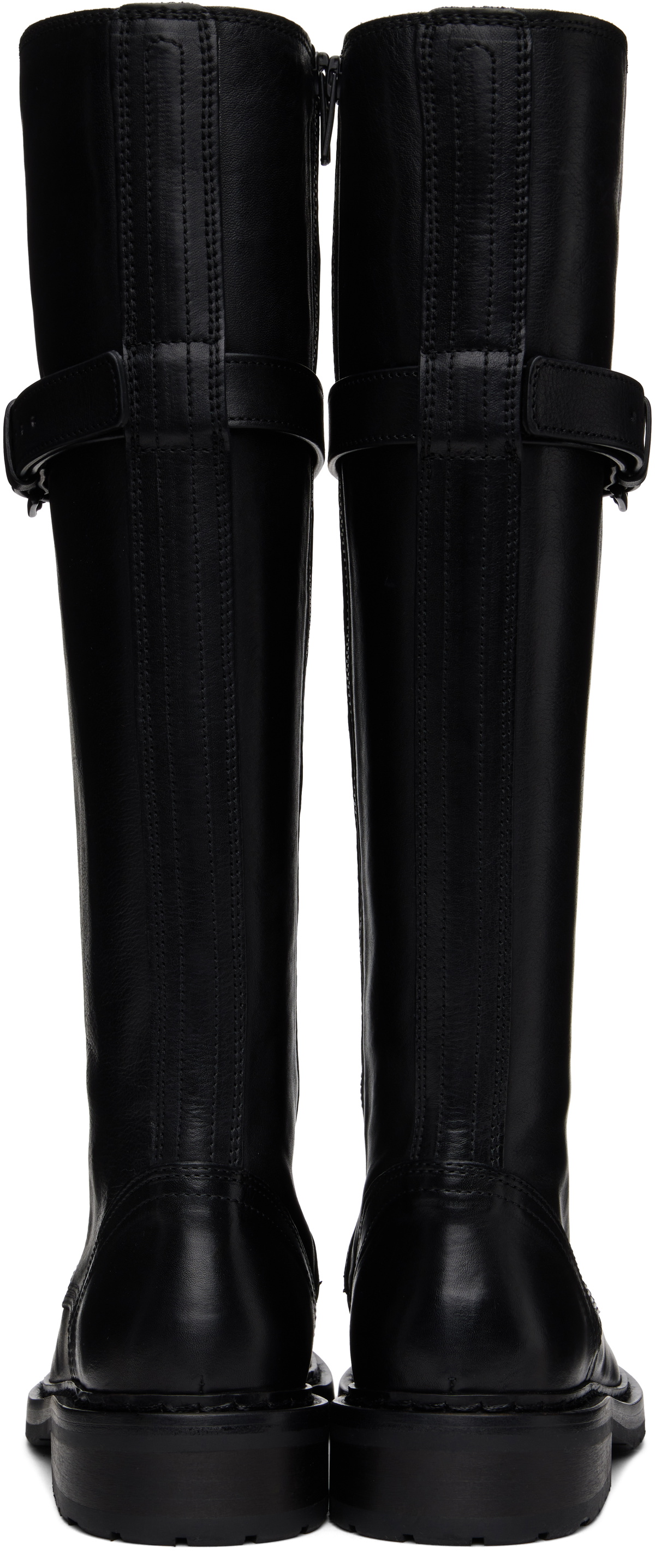 Ann Demeulemeester Black High Danny Tall Boots Ann Demeulemeester