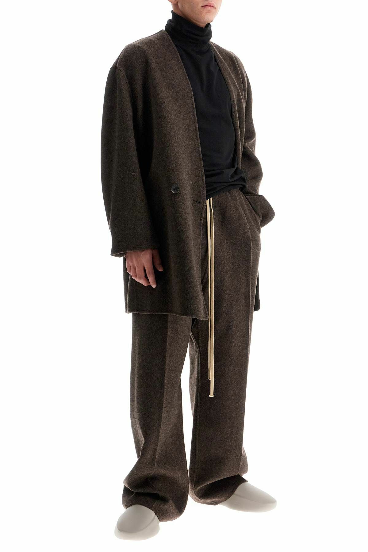 FEAR OF GOD blazer without lapels Brown Fear Of God