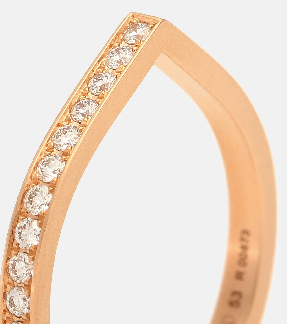 Repossi - Antifer 18kt rose-gold and diamond ring Repossi