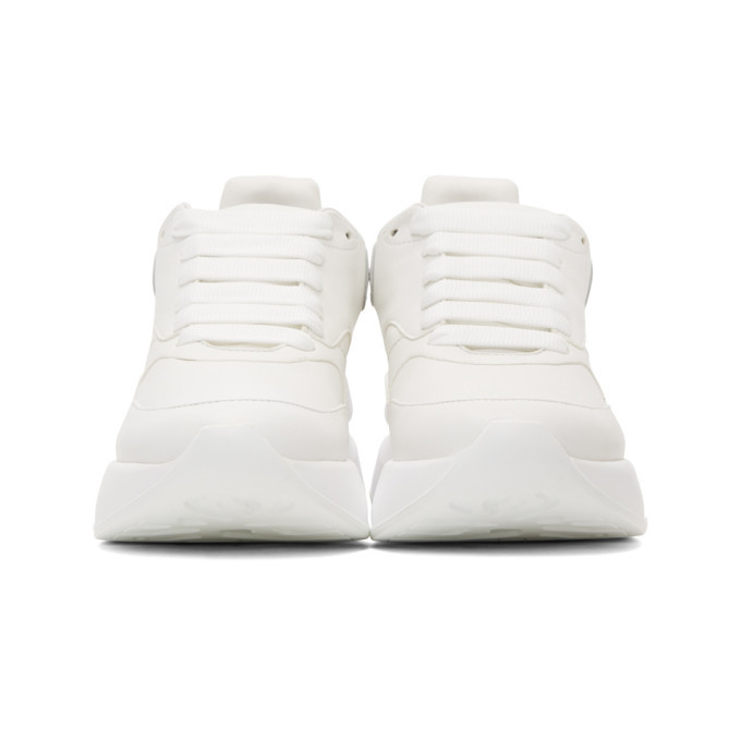 Alexander McQueen White Oversized Runner Sneakers Alexander McQueen