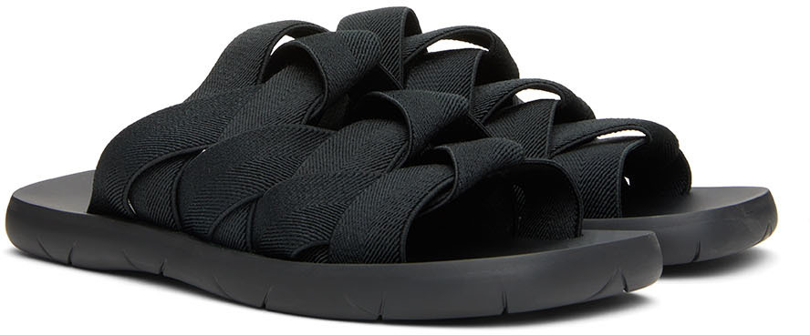 Bottega Veneta Black Plat Sandals Bottega Veneta