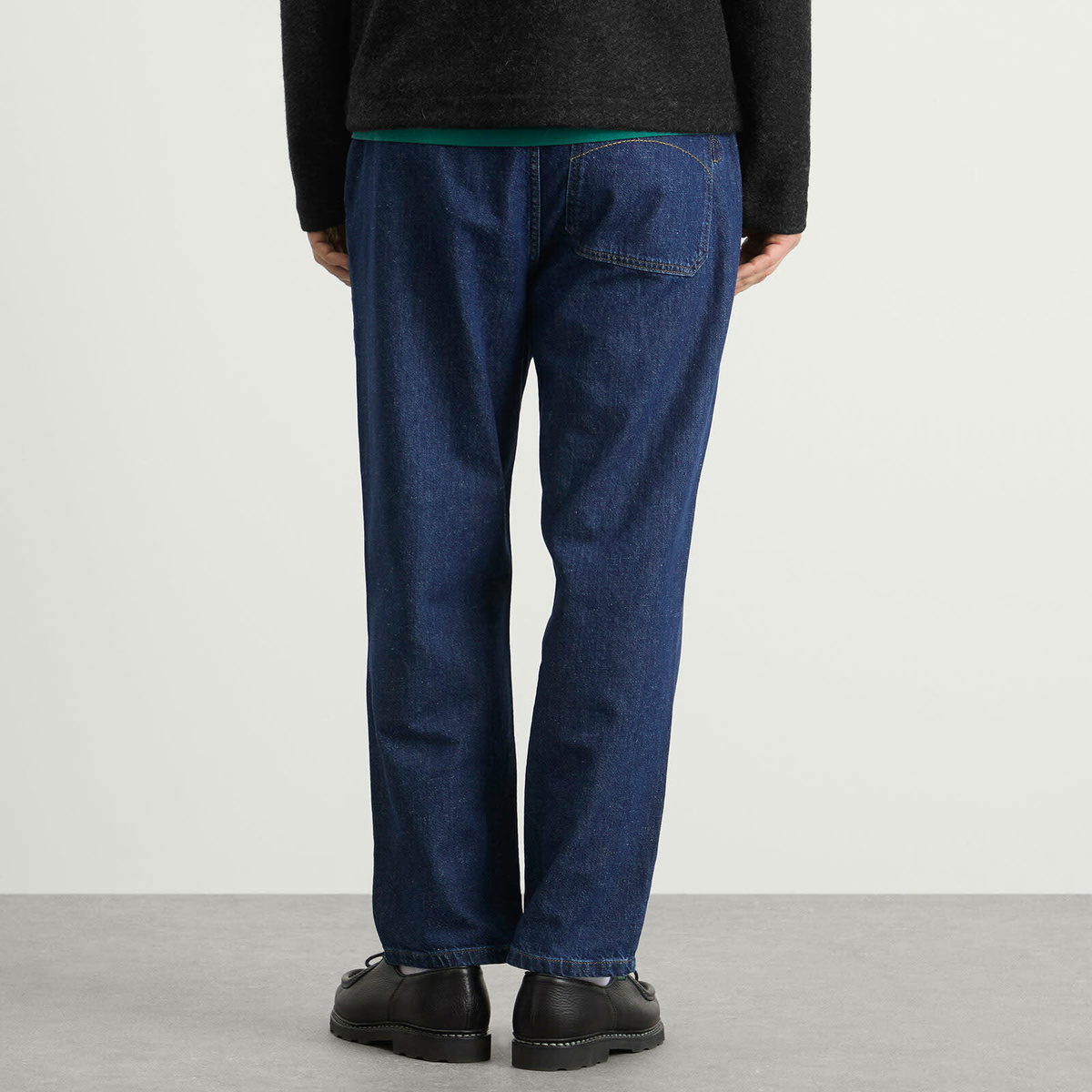 Folk Men's Barrel Leg Pant in Slub Denim Folk