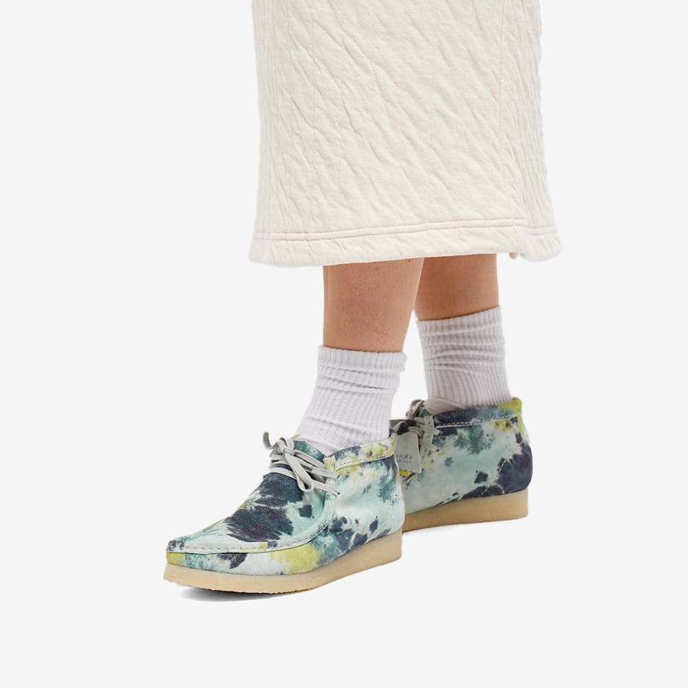 Clarks Originals Women's Wallabee Boot in Turquoise Tye Dye Clarks ...