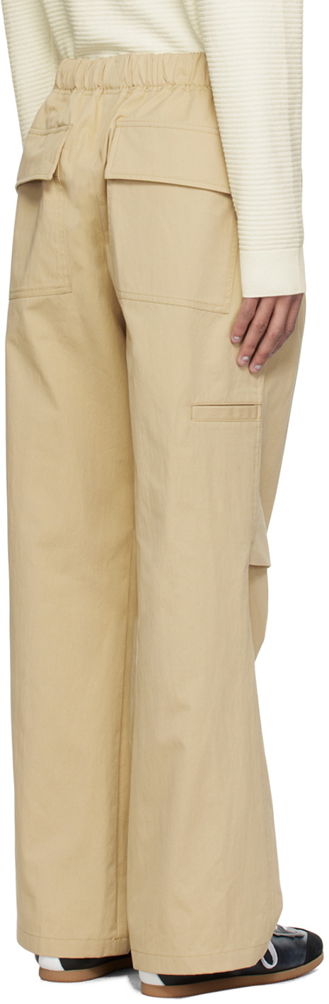 Solid Homme Beige Pleated Trousers Solid Homme