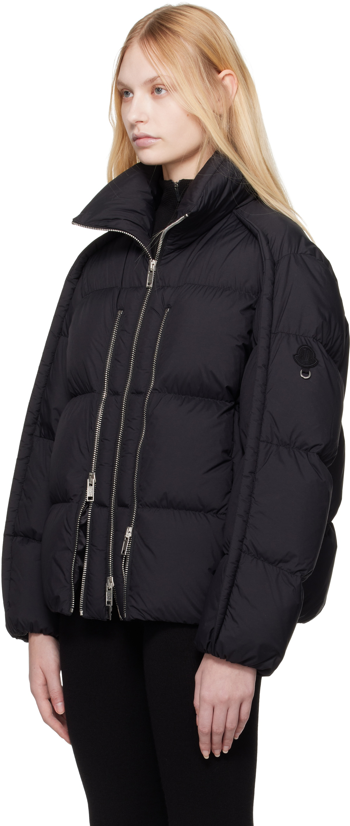Moncler Genius Moncler x Willow Smith Black Jayel Down Jacket Moncler ...