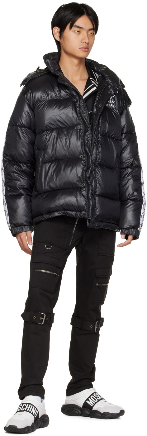 Moschino Black Double Question Mark Jacket Moschino