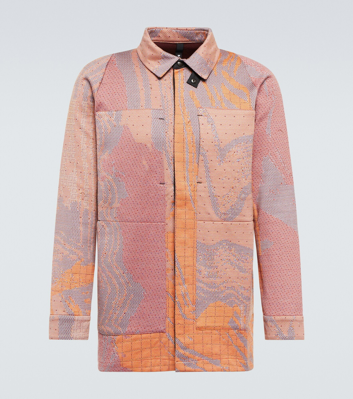 Byborre - Cotton-blend knit overshirt BYBORRE