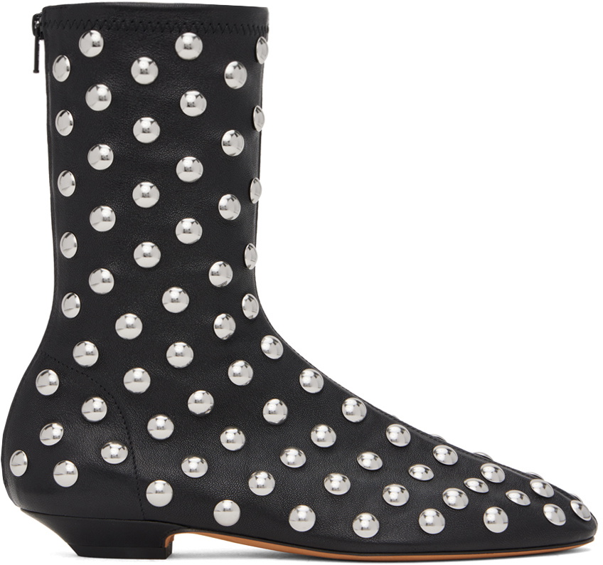 KHAITE Black Apollo Boots Khaite
