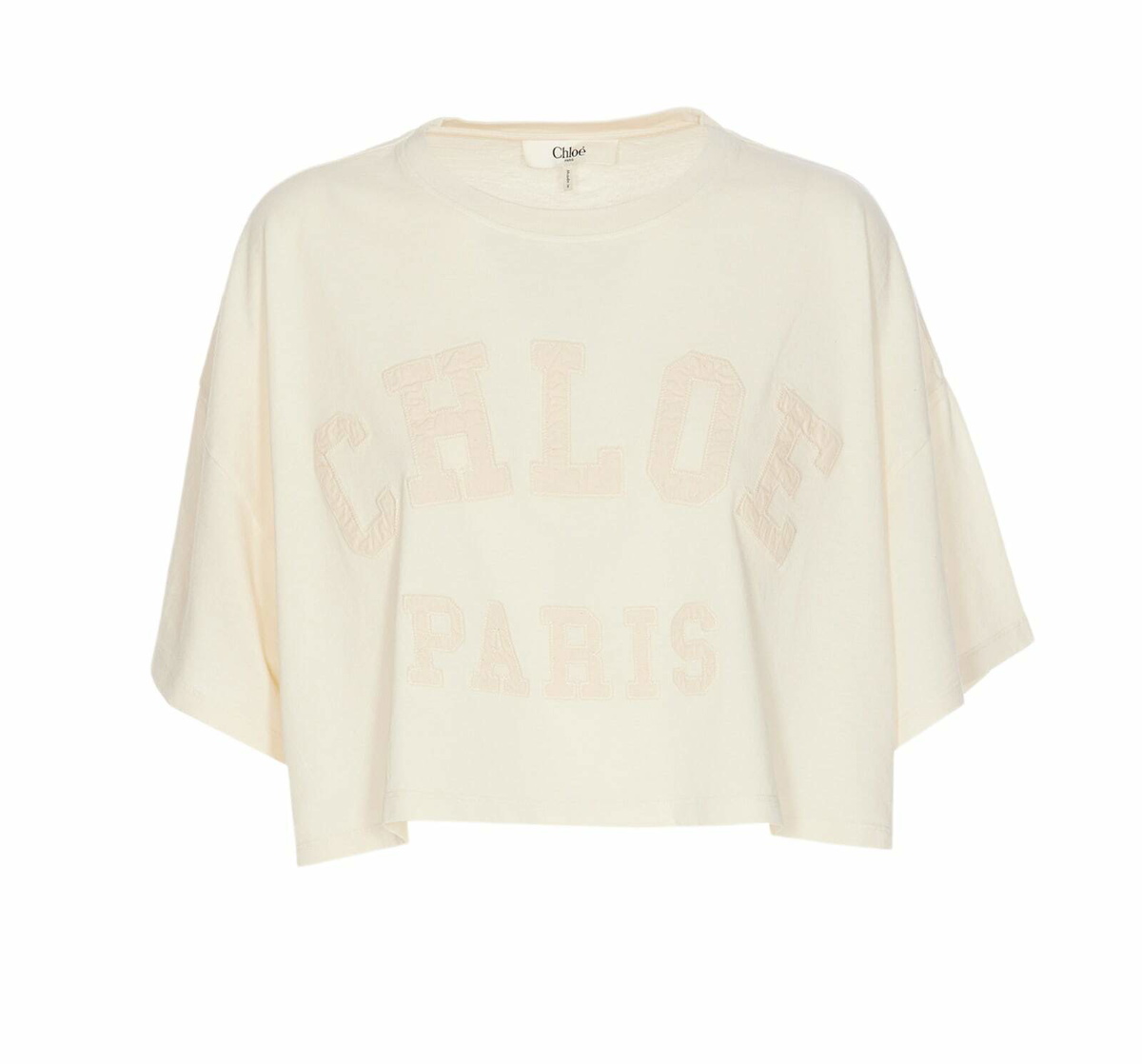 Chloé Logo Crop T-shirt Chloe