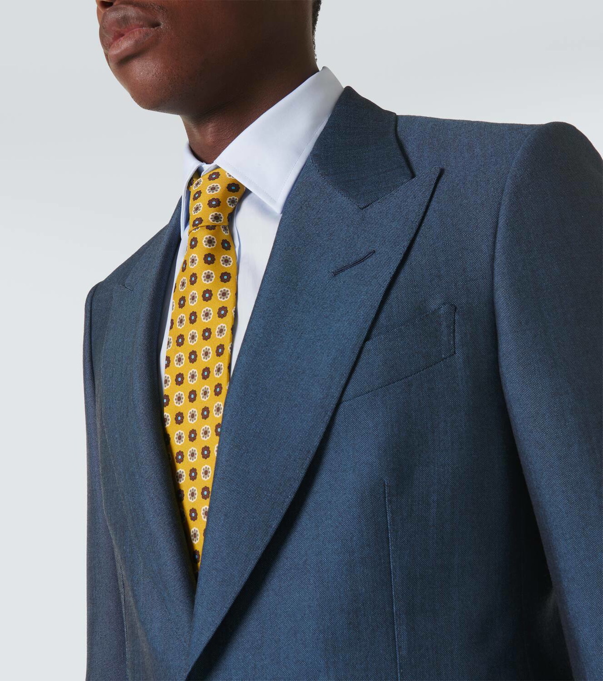 Rubinacci Printed silk tie Rubinacci