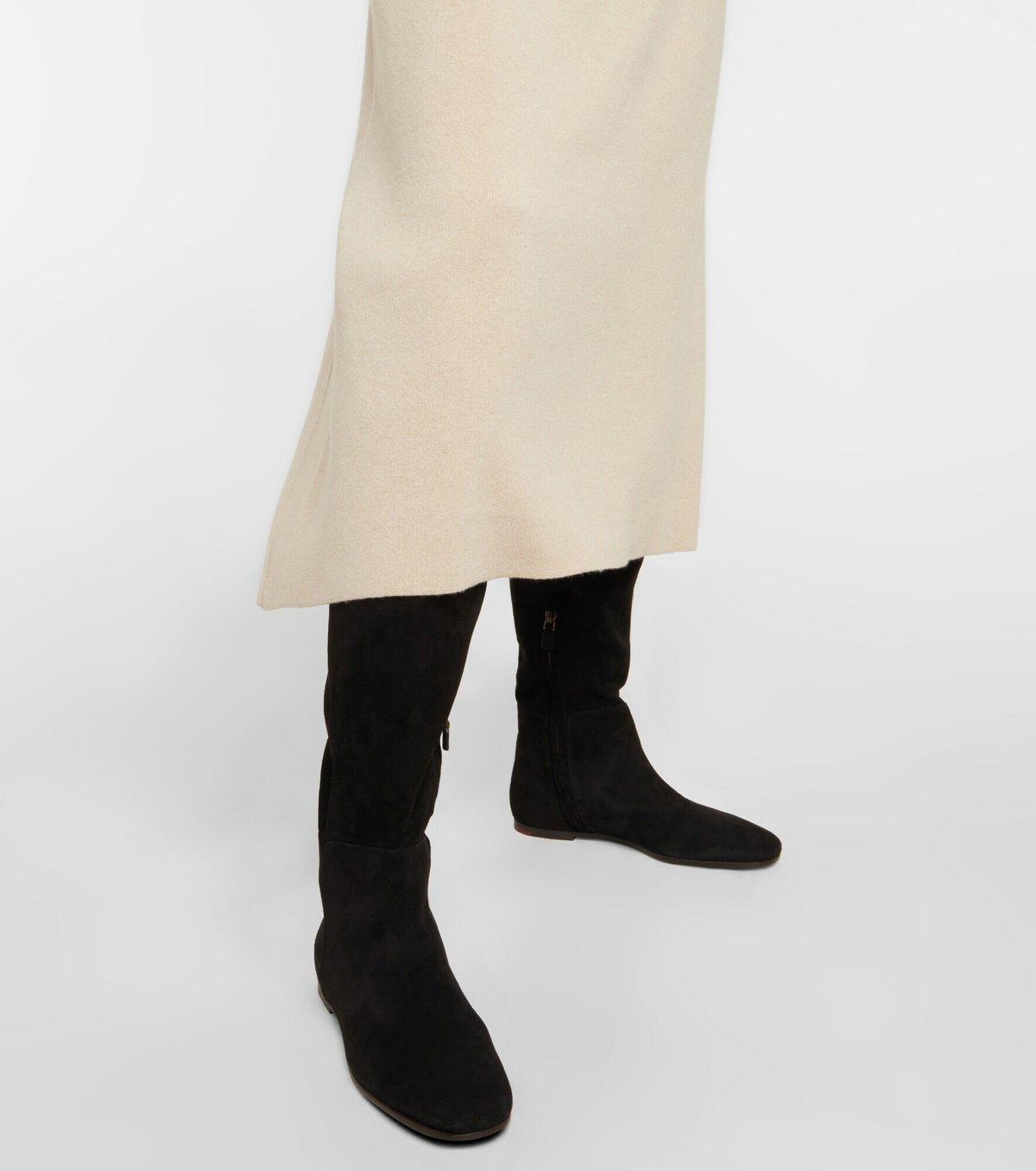 Loro Piana - Ada suede over-the-knee boots Loro Piana