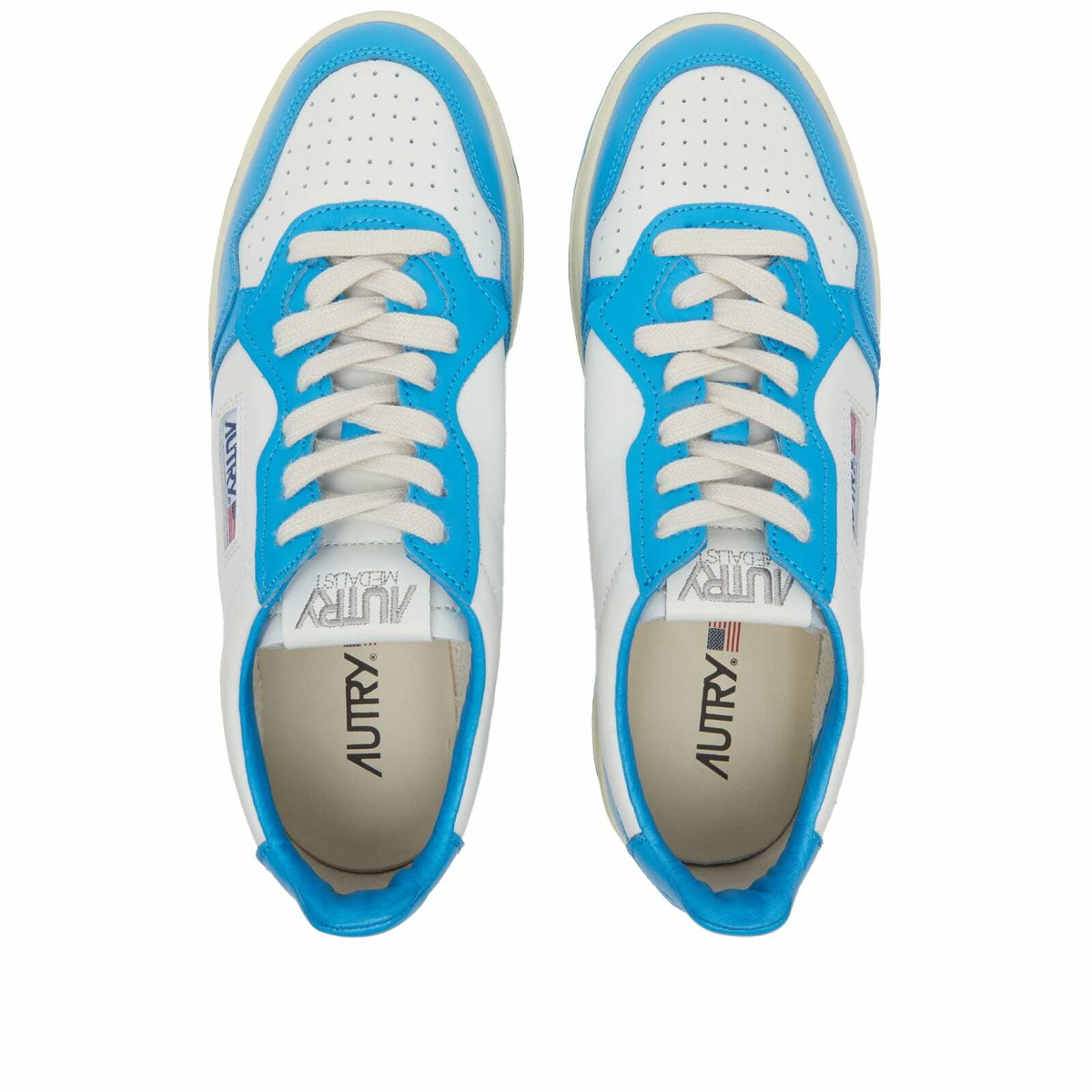 Autry Women's Medalist Low Sneakers in Blue Autry