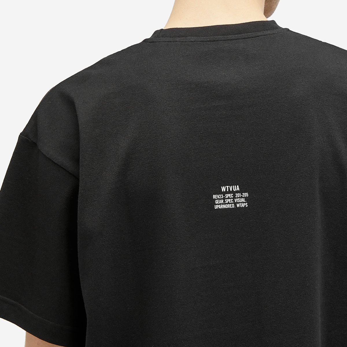 WTAPS Men's 32 Map Printed Pocket T-Shirt in Black WTAPS
