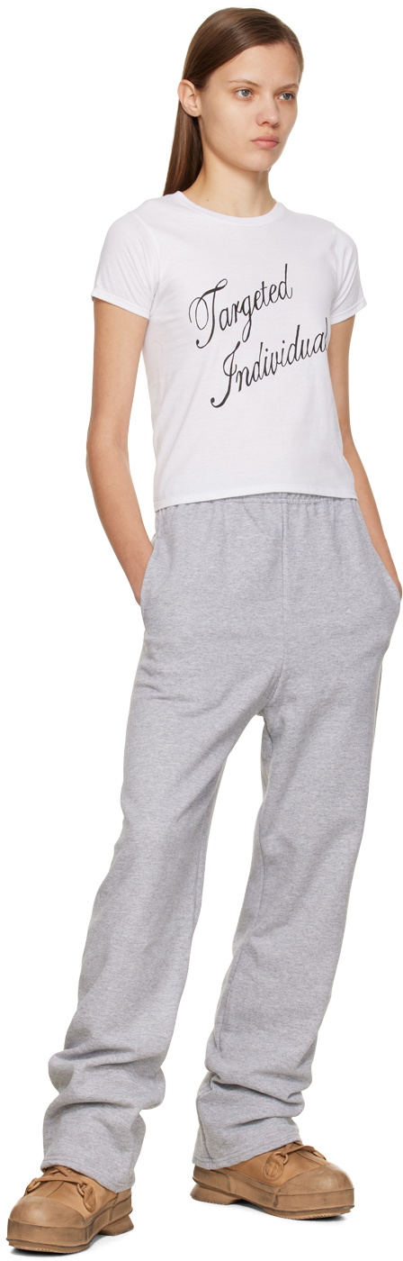 HOLLYWOOD GIFTS SSENSE Exclusive White 'Targeted Individual' T-Shirt