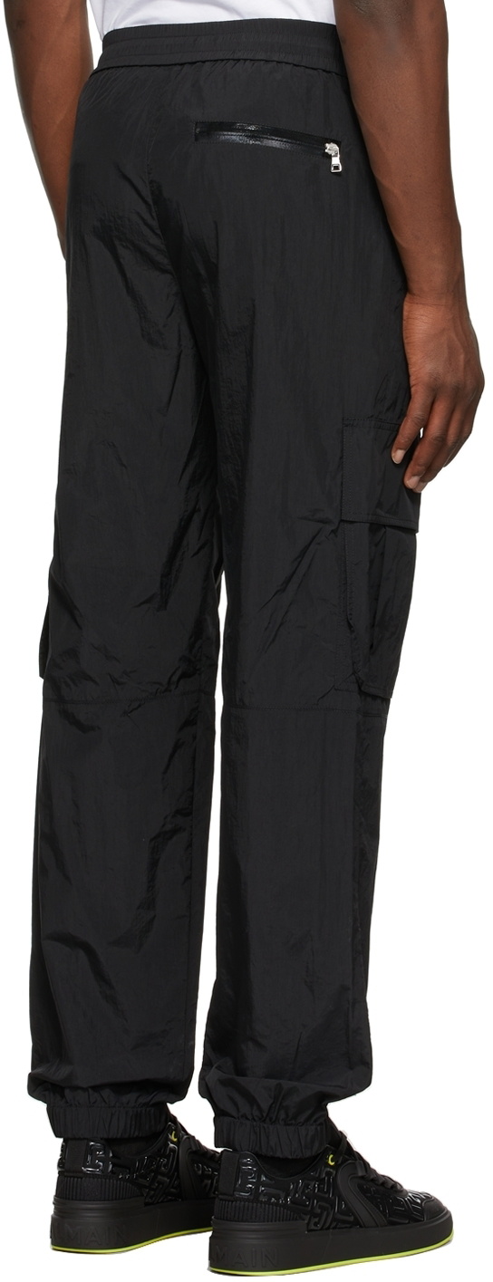 Balmain Black Logo Cargo Pants Balmain