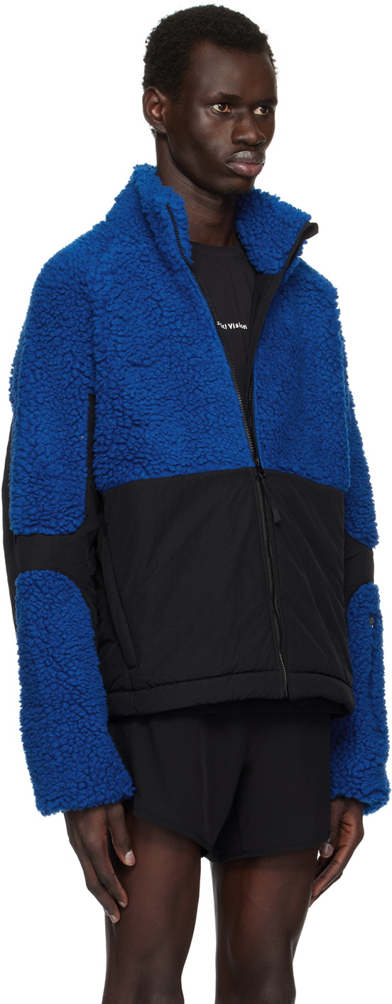 District Vision Blue Heavy Duty Fleece Jacket District Vision