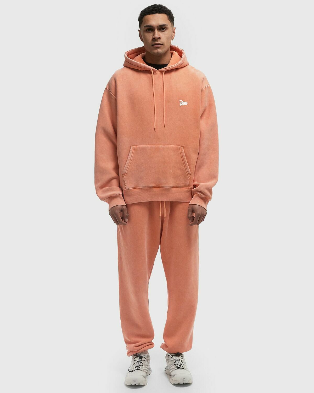 PATTA Classic Washed Hooded Sweater orange Mens Hoody Patta