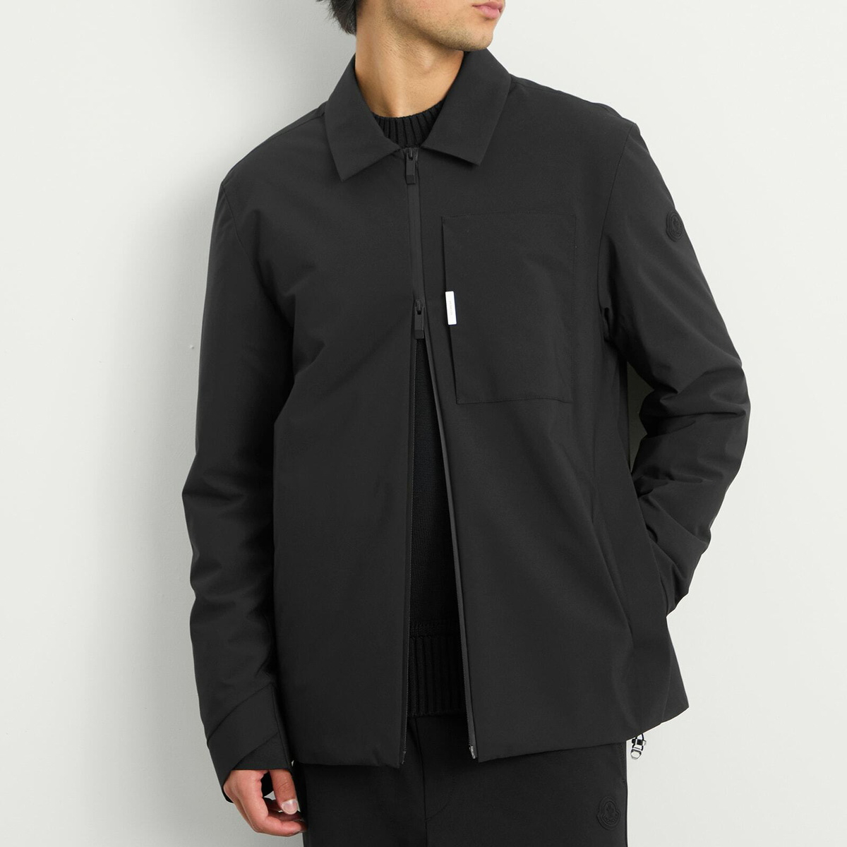 Moncler Men's Monarde Shirt Jacket in Black Moncler