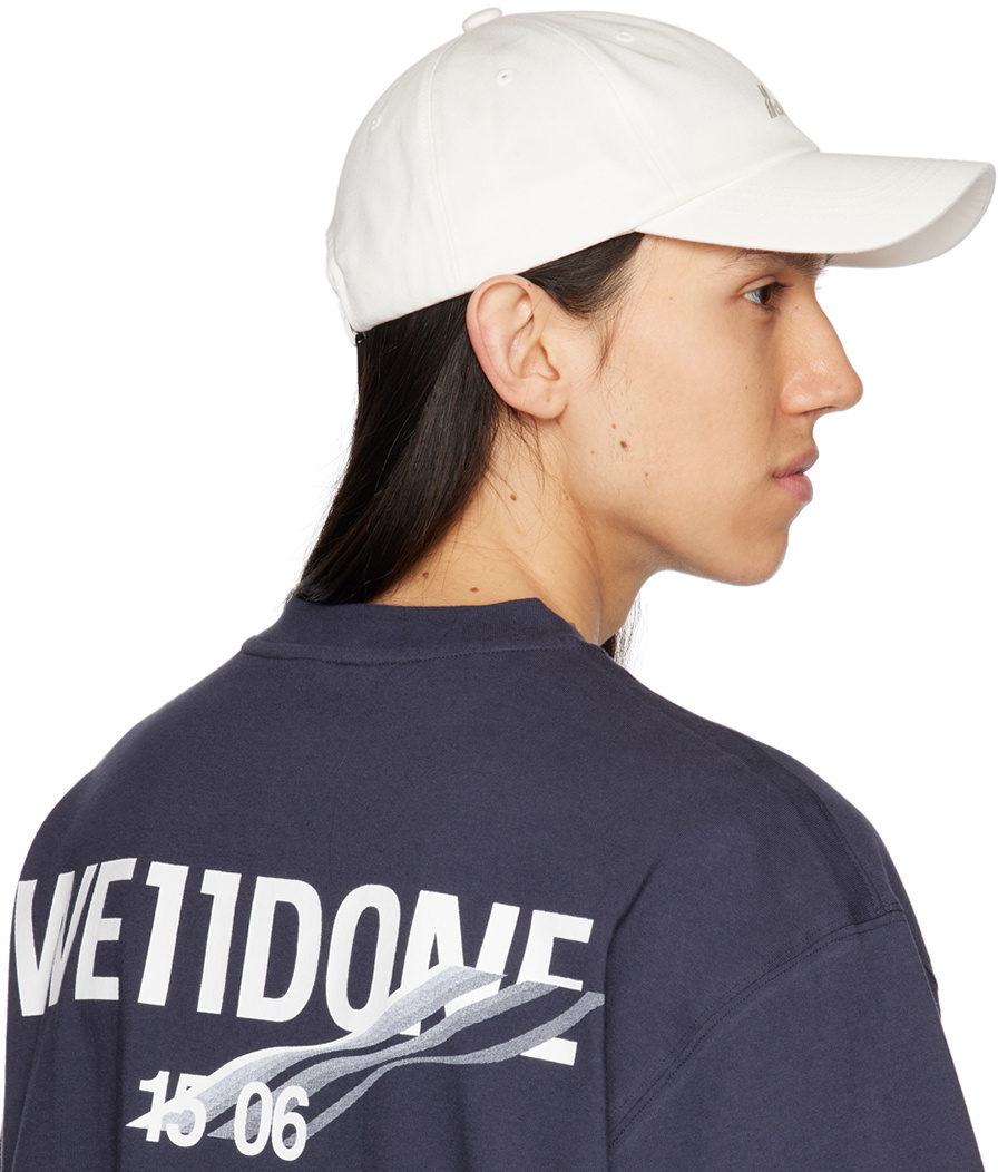 We11done White Small Logo Cap We11done
