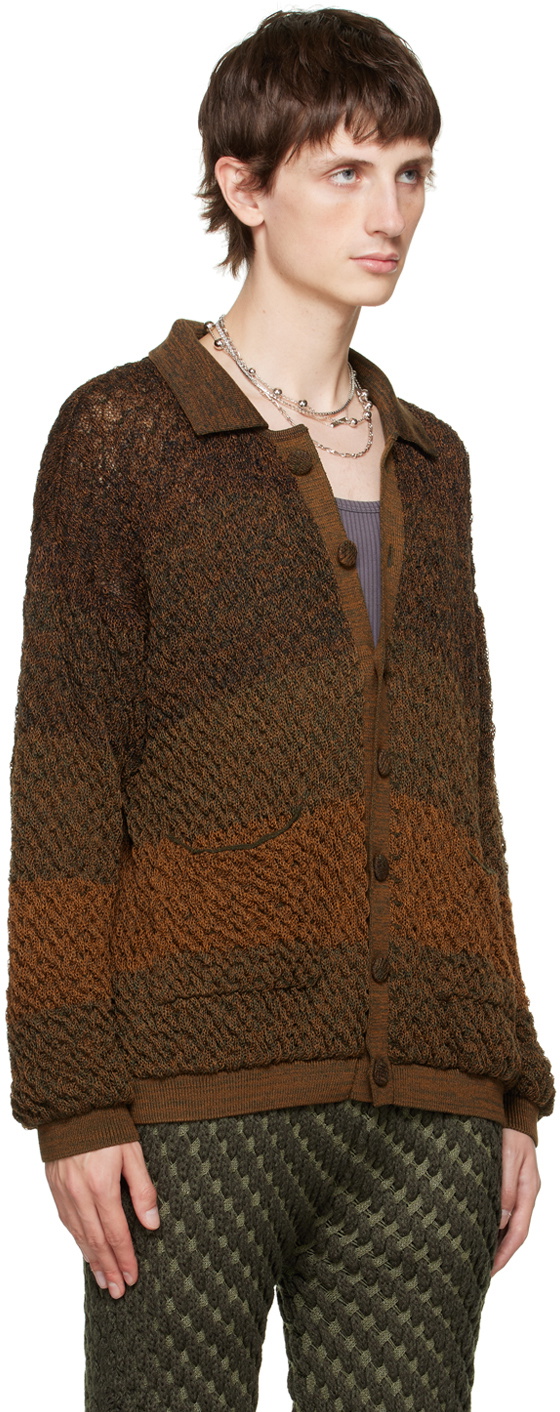 Isa Boulder Black & Orange Gradient Cardigan Isa Boulder