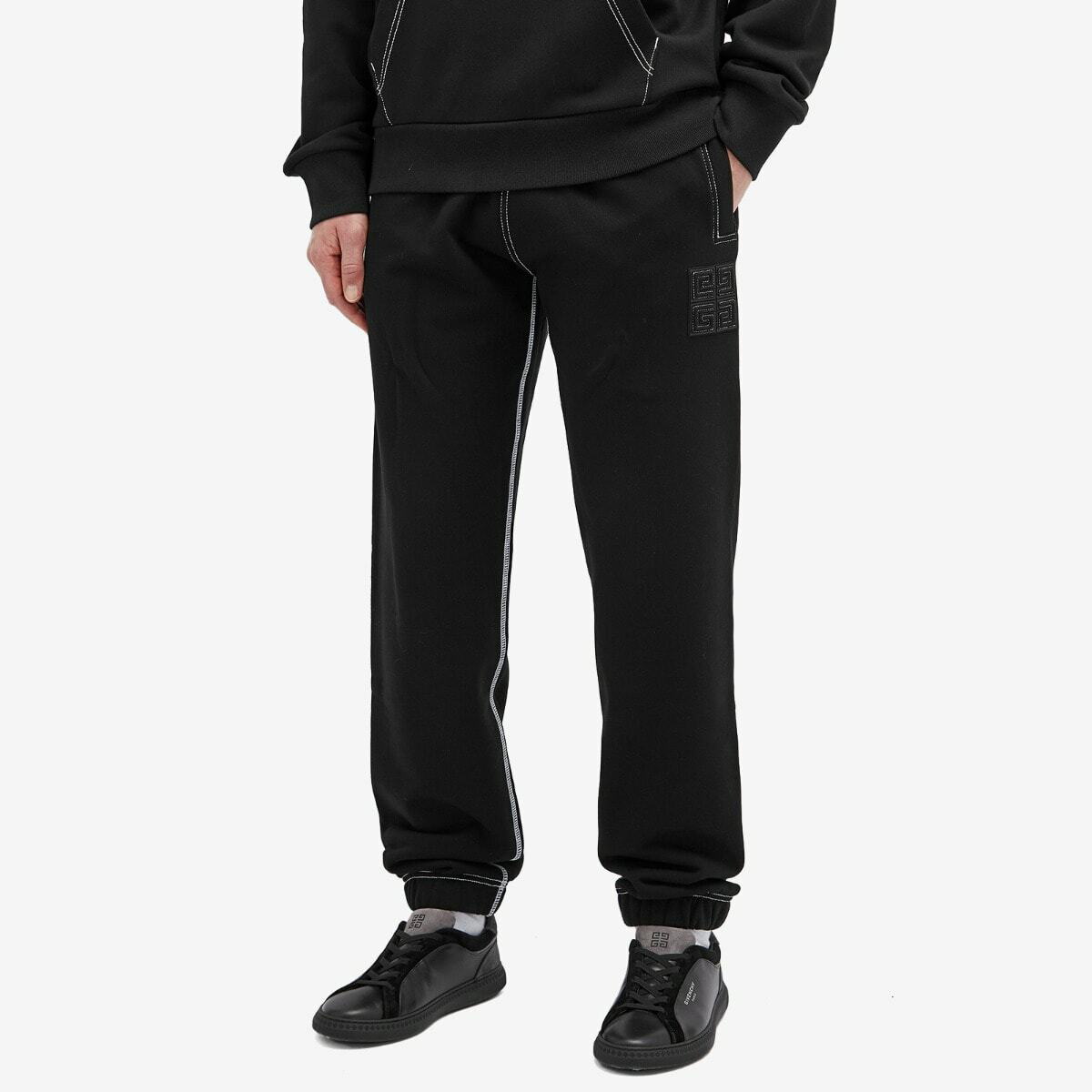 Givenchy Men's Casual Sweat Pants in Black/White Givenchy