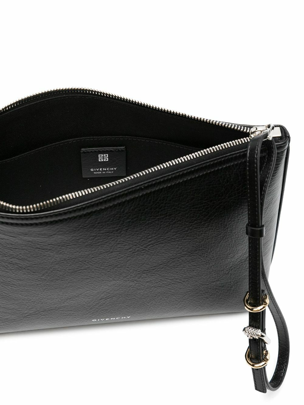 Givenchy Black Voyou Leather Pouch Givenchy