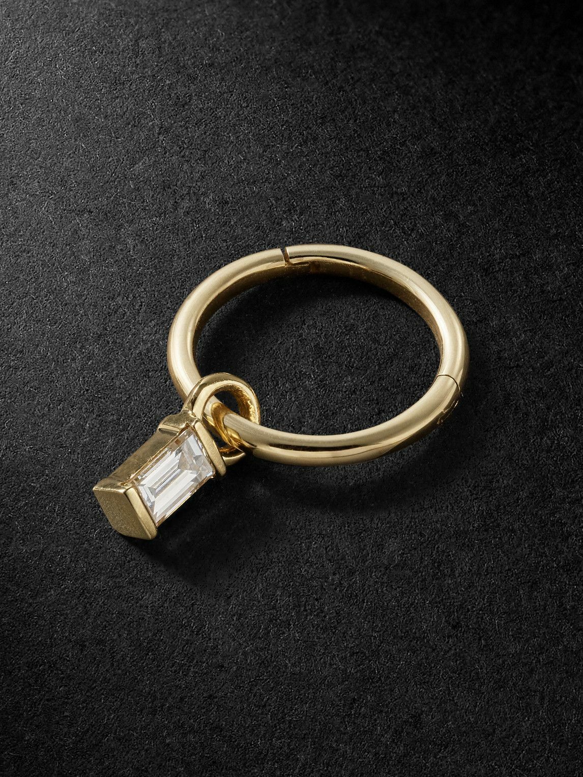 MARIA TASH - 3mm Gold Diamond Pendant Maria Tash