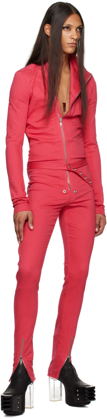 Rick Owens SSENSE Exclusive Pink KEMBRA PFAHLER Edition Gary Jumpsuit ...