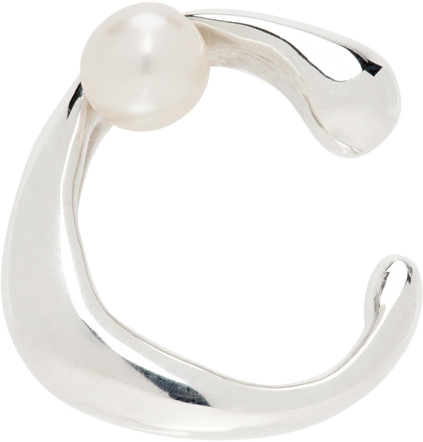 FARIS Silver Vero Perla Ear Cuff Faris