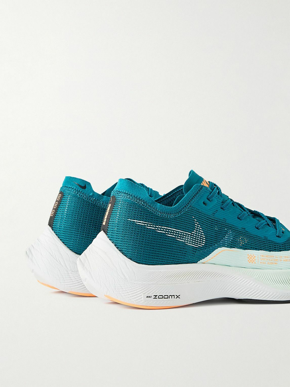 Nike Running - ZoomX Vaporfly Next% 2 Mesh Running Sneakers - Blue Nike ...