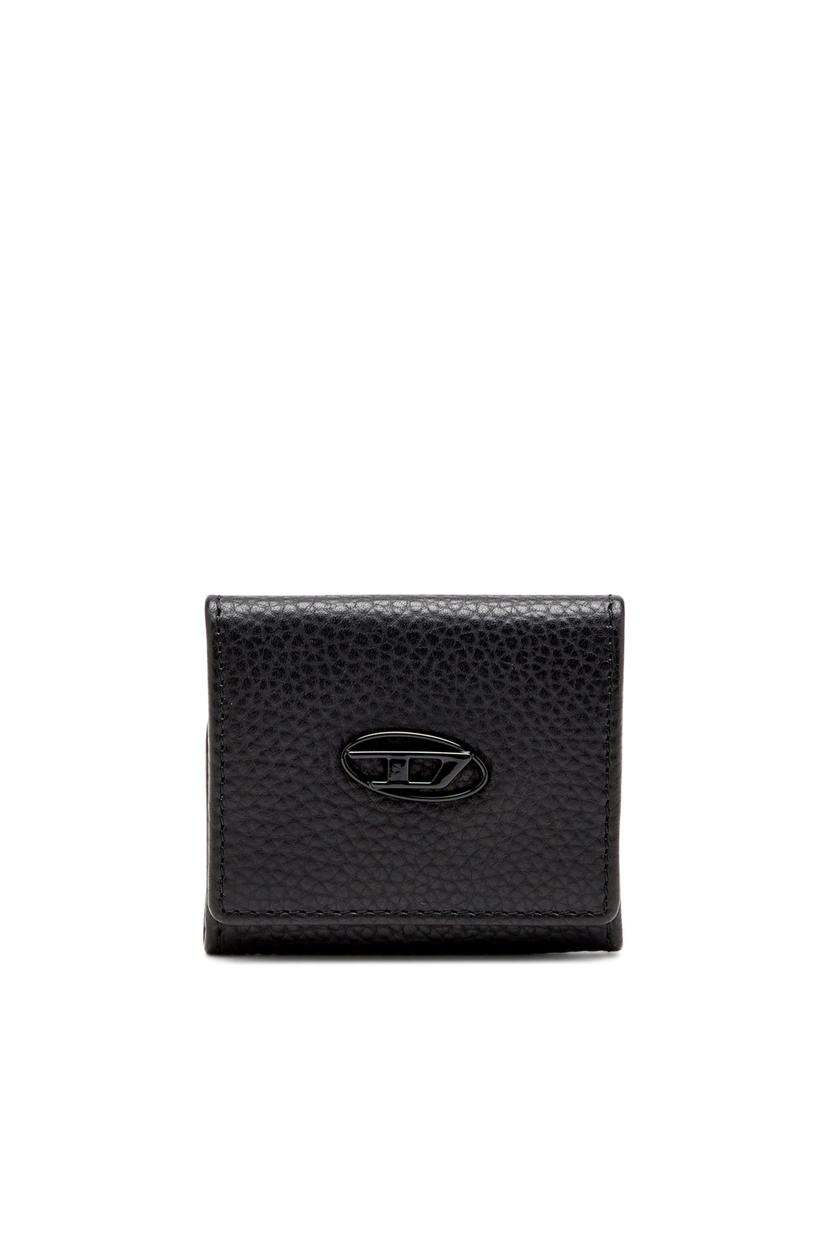 Diesel Coin purse in grainy leather - Small Wallets Mens in Black Diesel