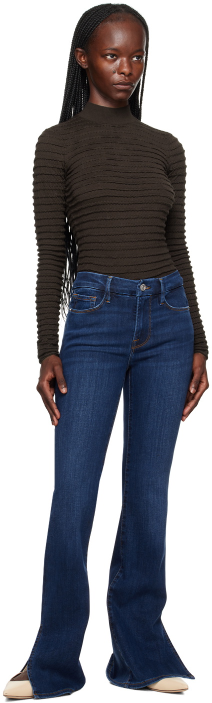 FRAME Blue 'Le Mini Boot' Jeans Frame Denim