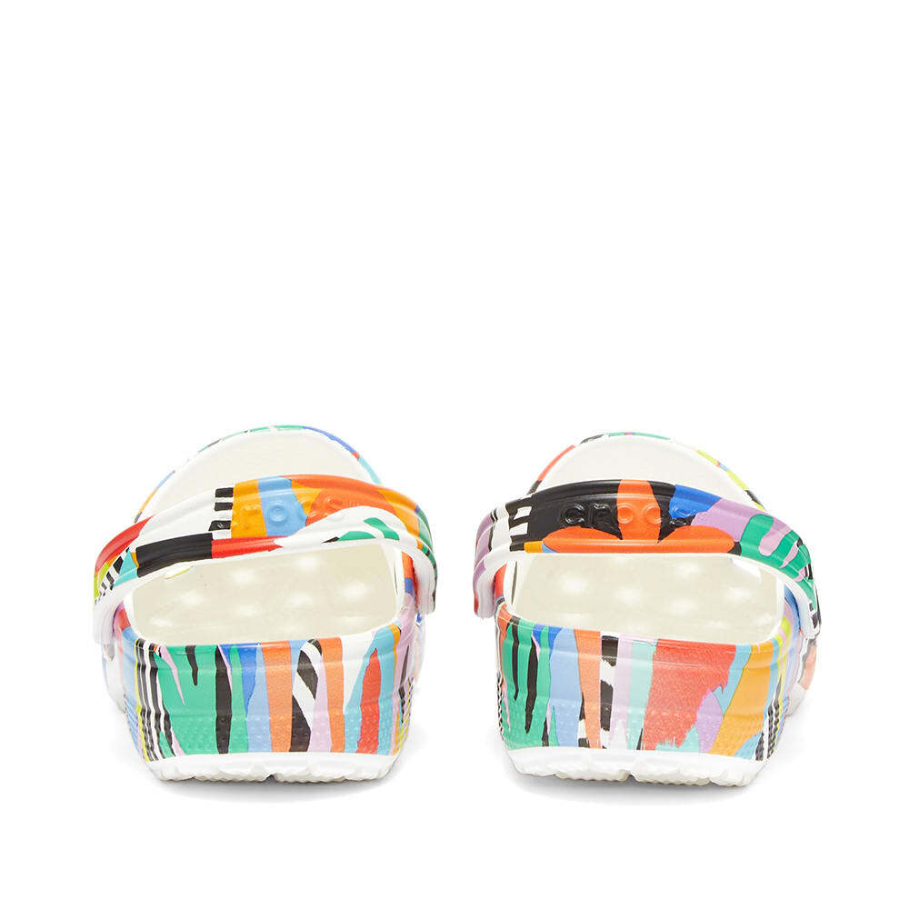 Crocs Women's Classic Retro Resort Clog in White/Multi Crocs