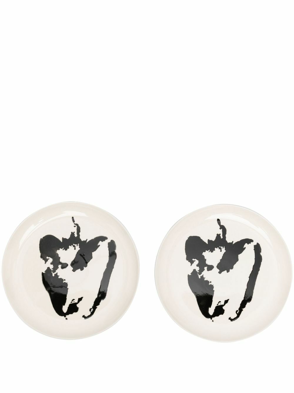 Serax White Ceramic Feast Pepper Plates Serax