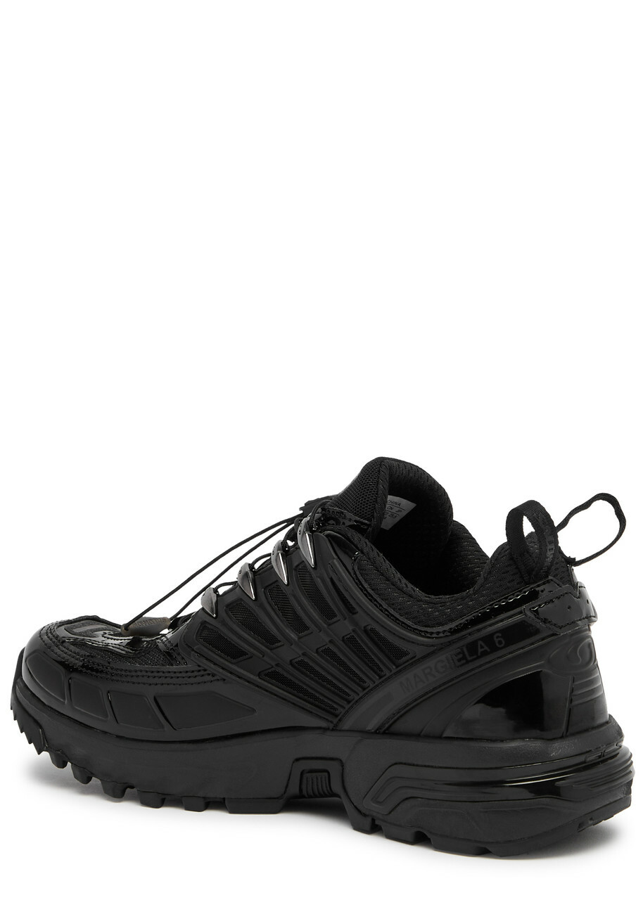 MM6 X Salomon Acs Pro Panelled Mesh Sneakers Black MM6 Maison Margiela