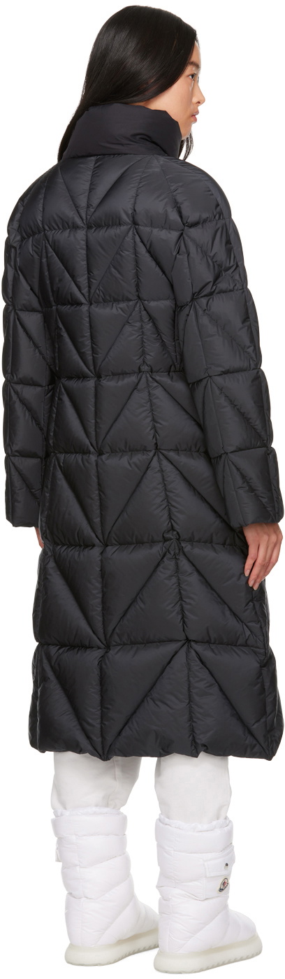 Moncler Black Cerise Down Coat Moncler