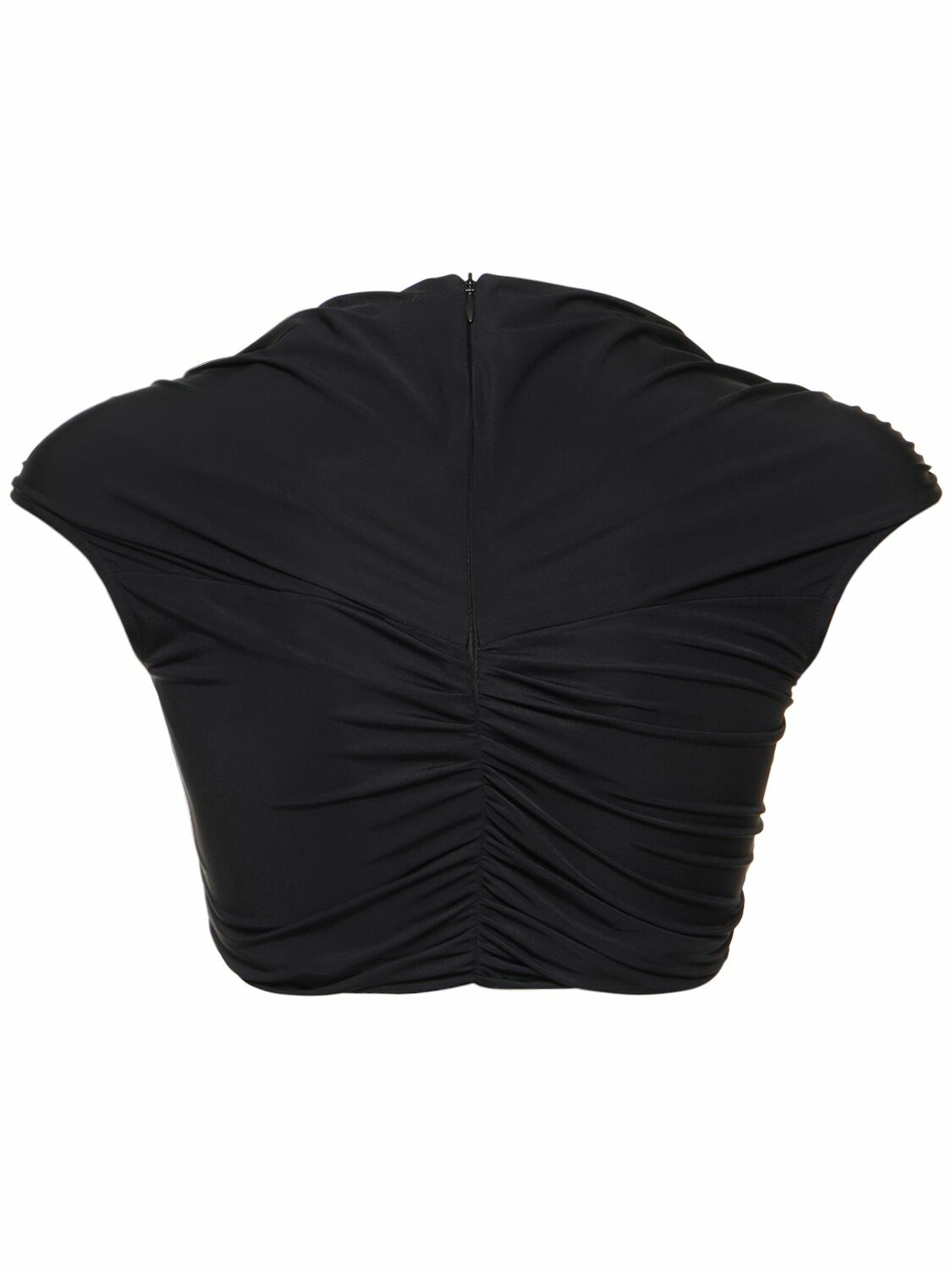 CHRISTOPHER ESBER Venus Cut Out Jersey Crop Top Christopher Esber