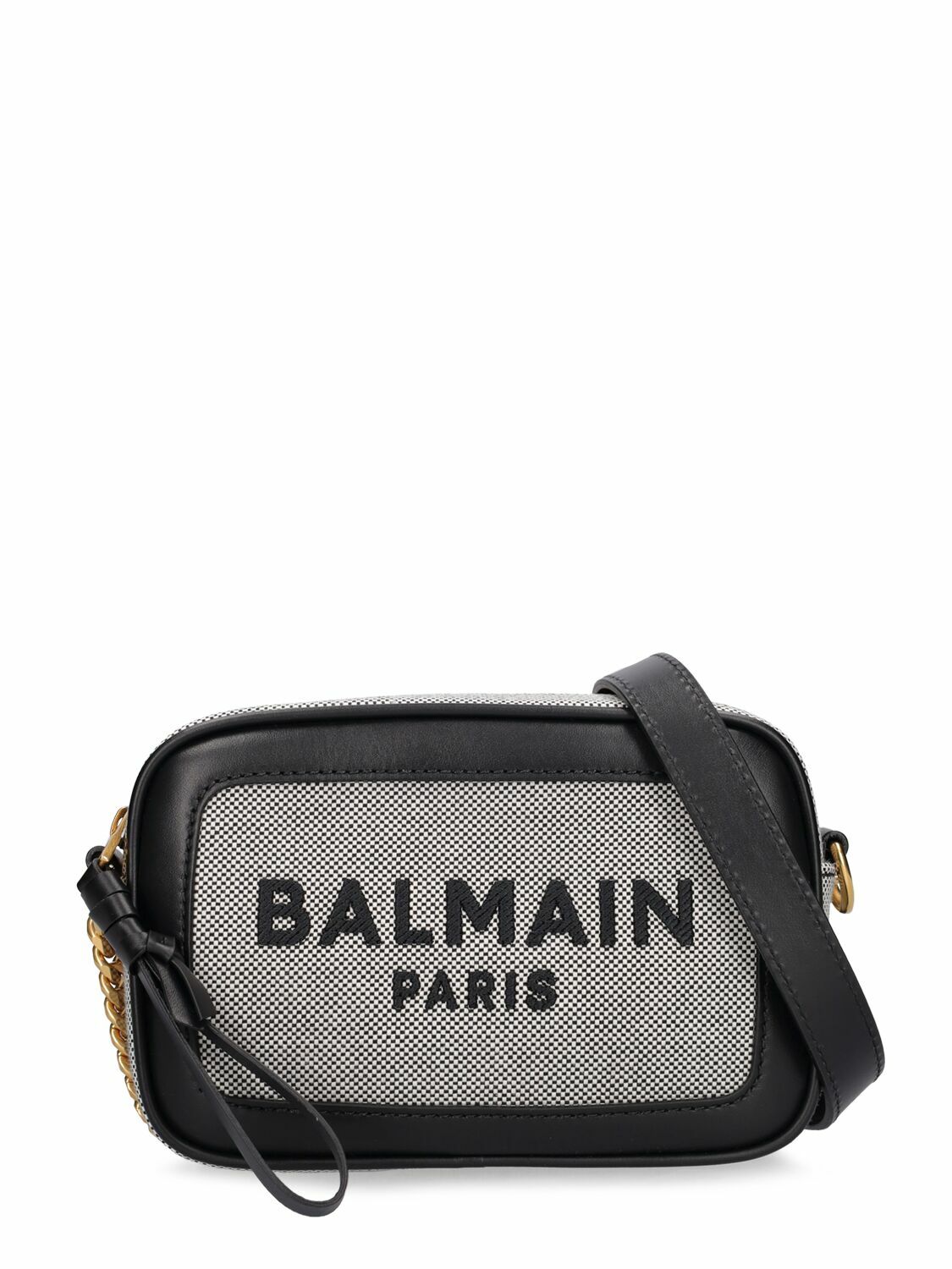 BALMAIN - B-army Logo Canvas Camera Bag Balmain