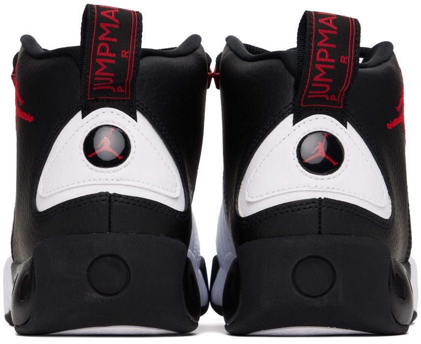 Nike Jordan Black & White Jumpman Pro Sneakers Nike Jordan Brand