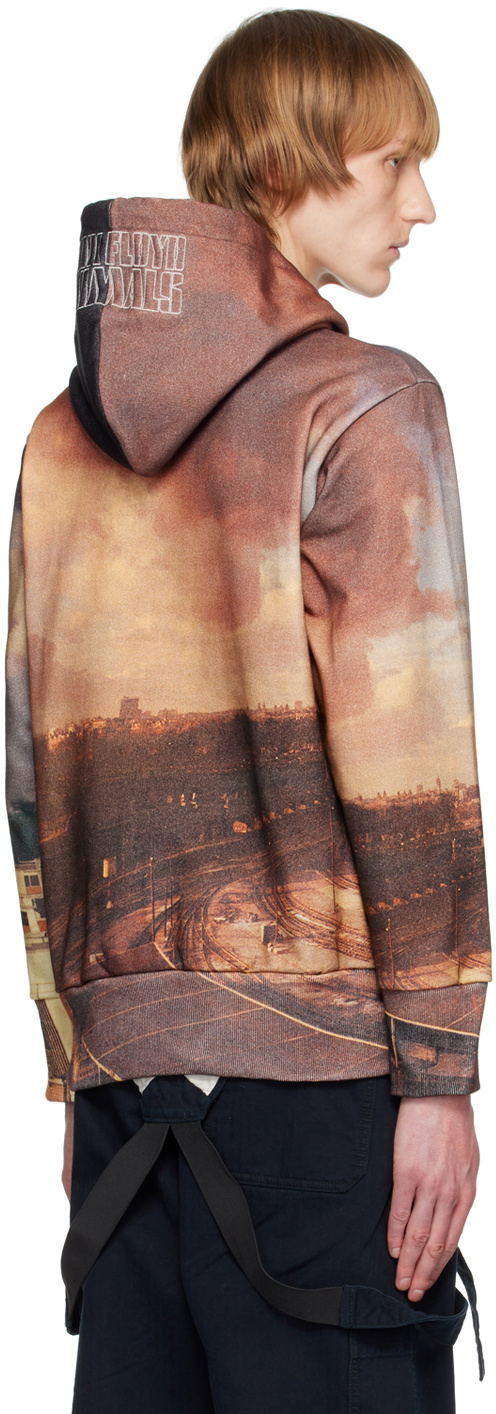 Undercover Multicolor Printed Hoodie Undercover