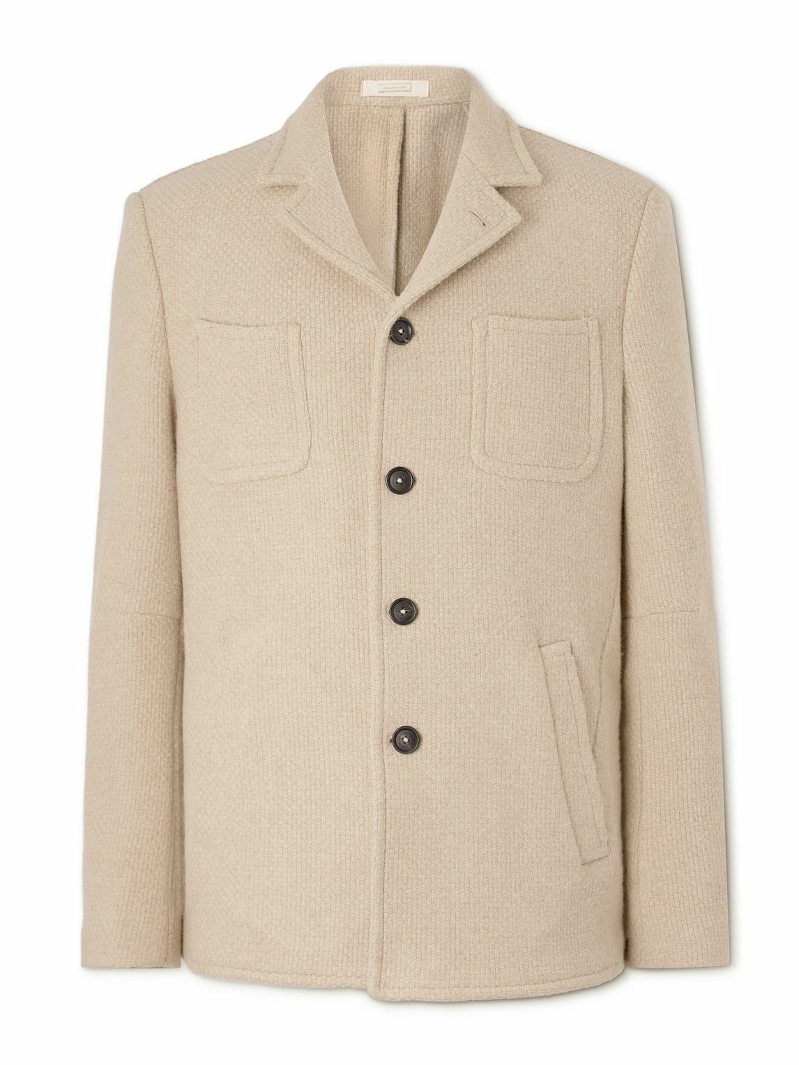 Massimo Alba - Solex Woven Wool Jacket - Neutrals Massimo Alba
