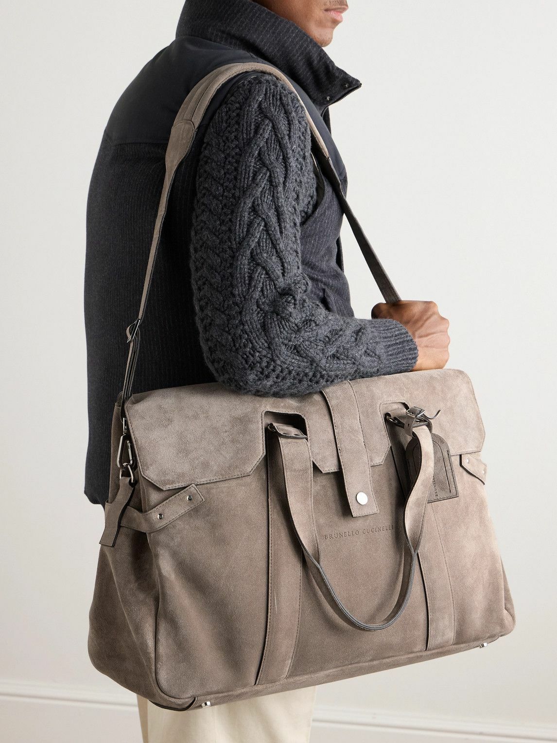 Brunello Cucinelli - Suede Weekend Bag Brunello Cucinelli