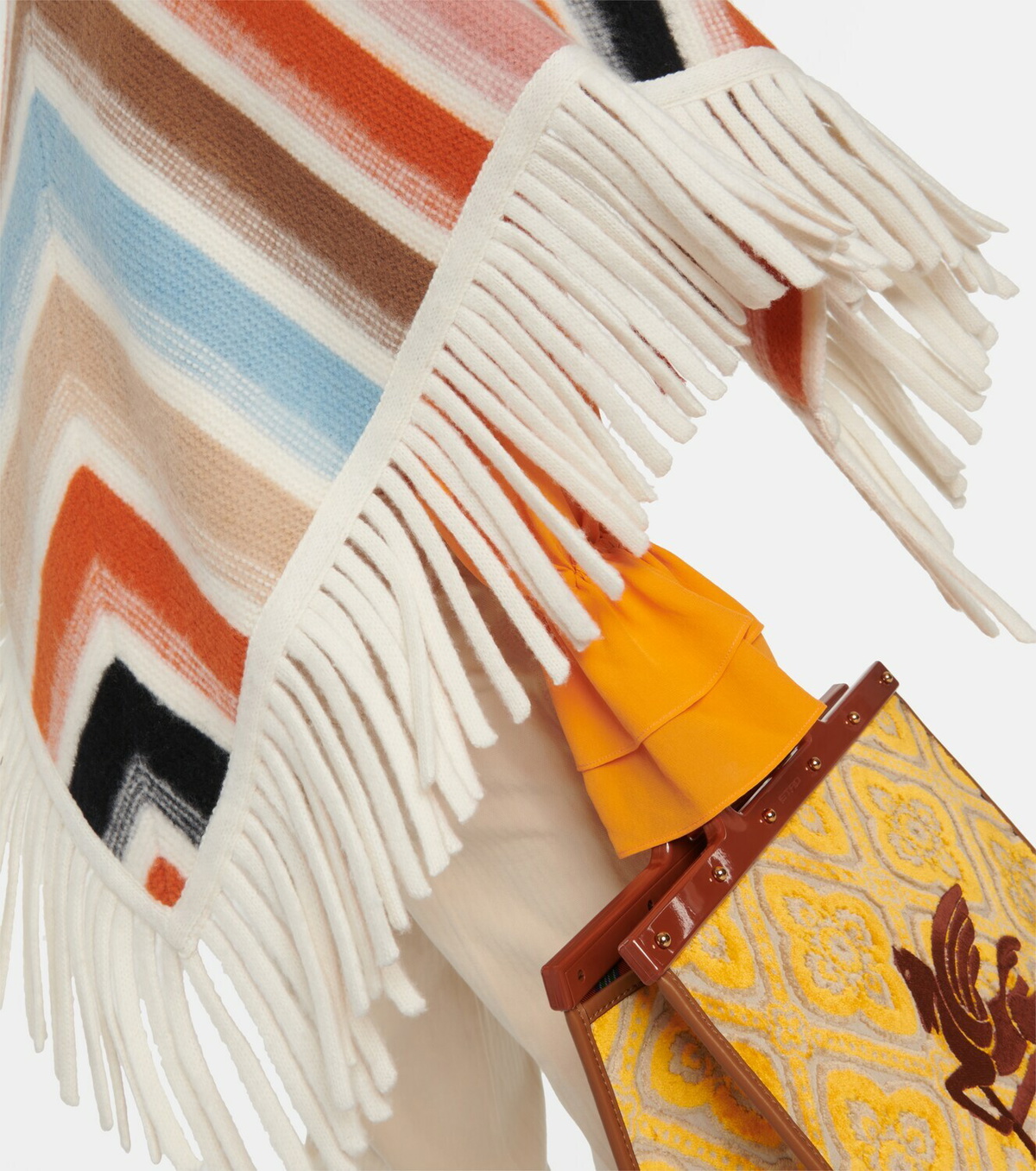 Etro Striped wool scarf Etro