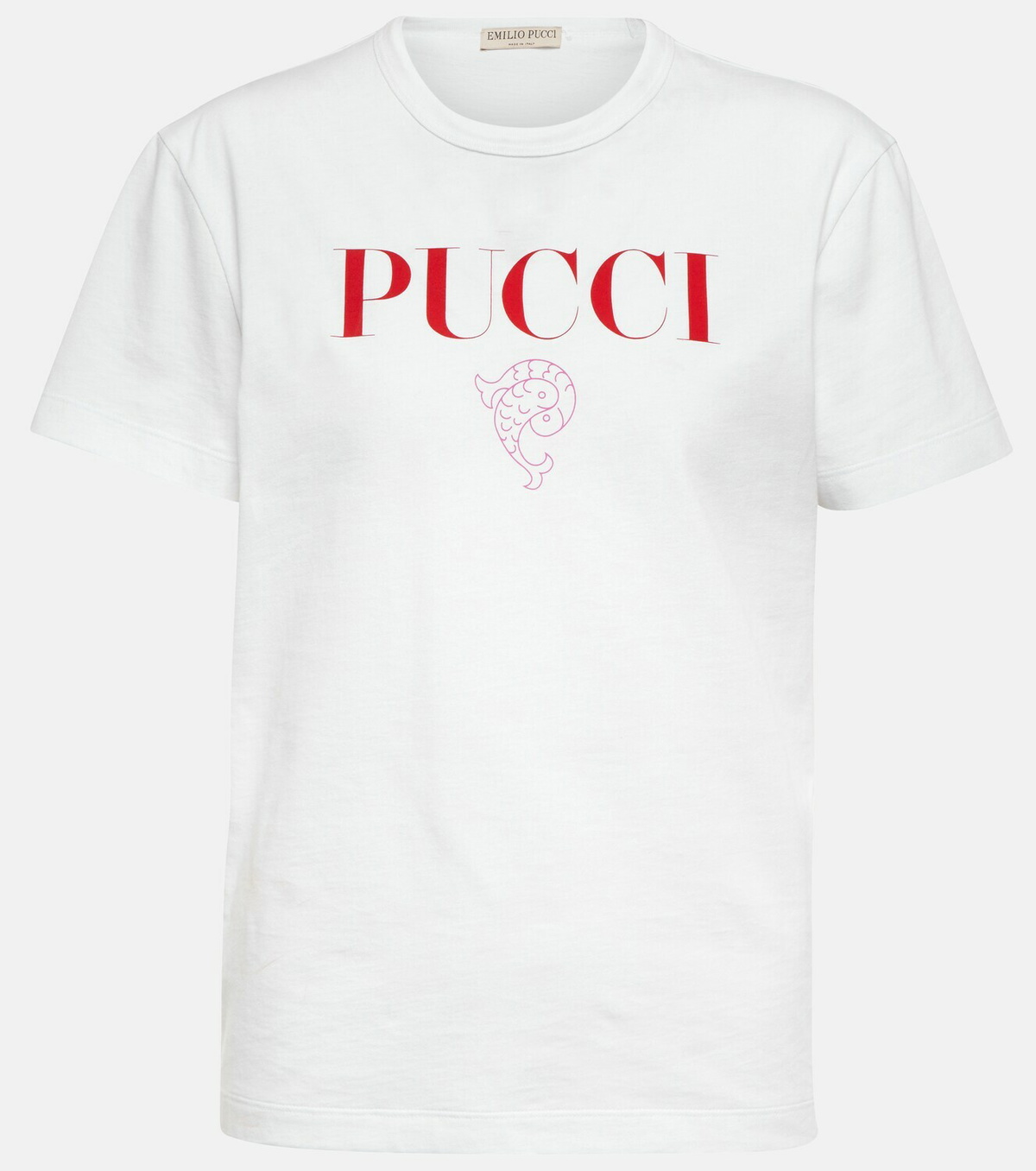 Pucci - Logo cotton jersey T-shirt Emilio Pucci