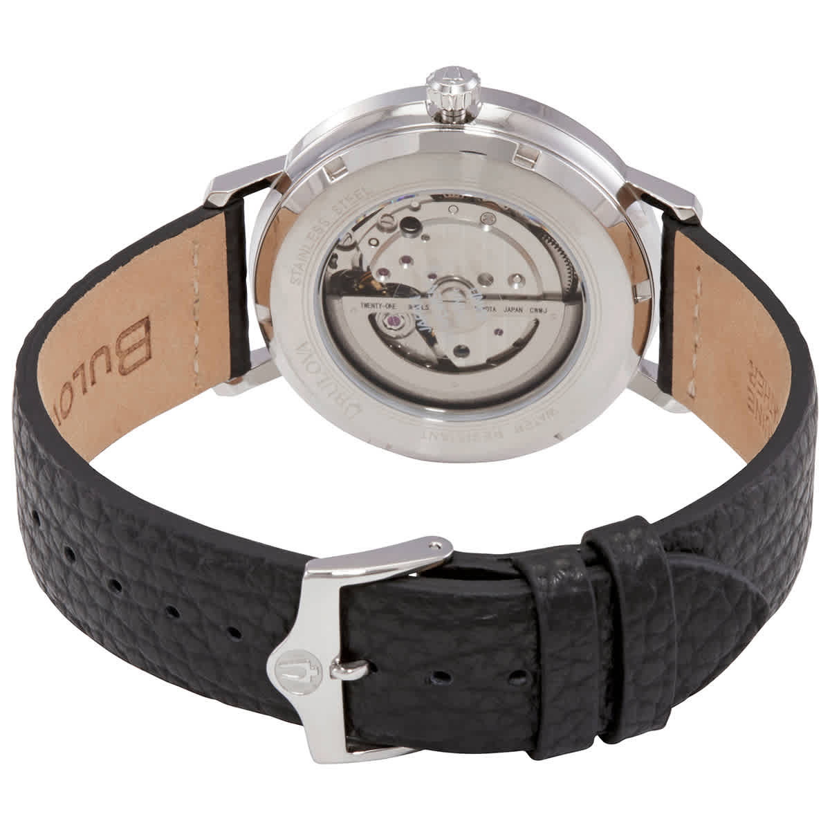 Bulova Aerojet Chronograph Automatic Blue Sunray Dial Mens Watch 96B374 ...